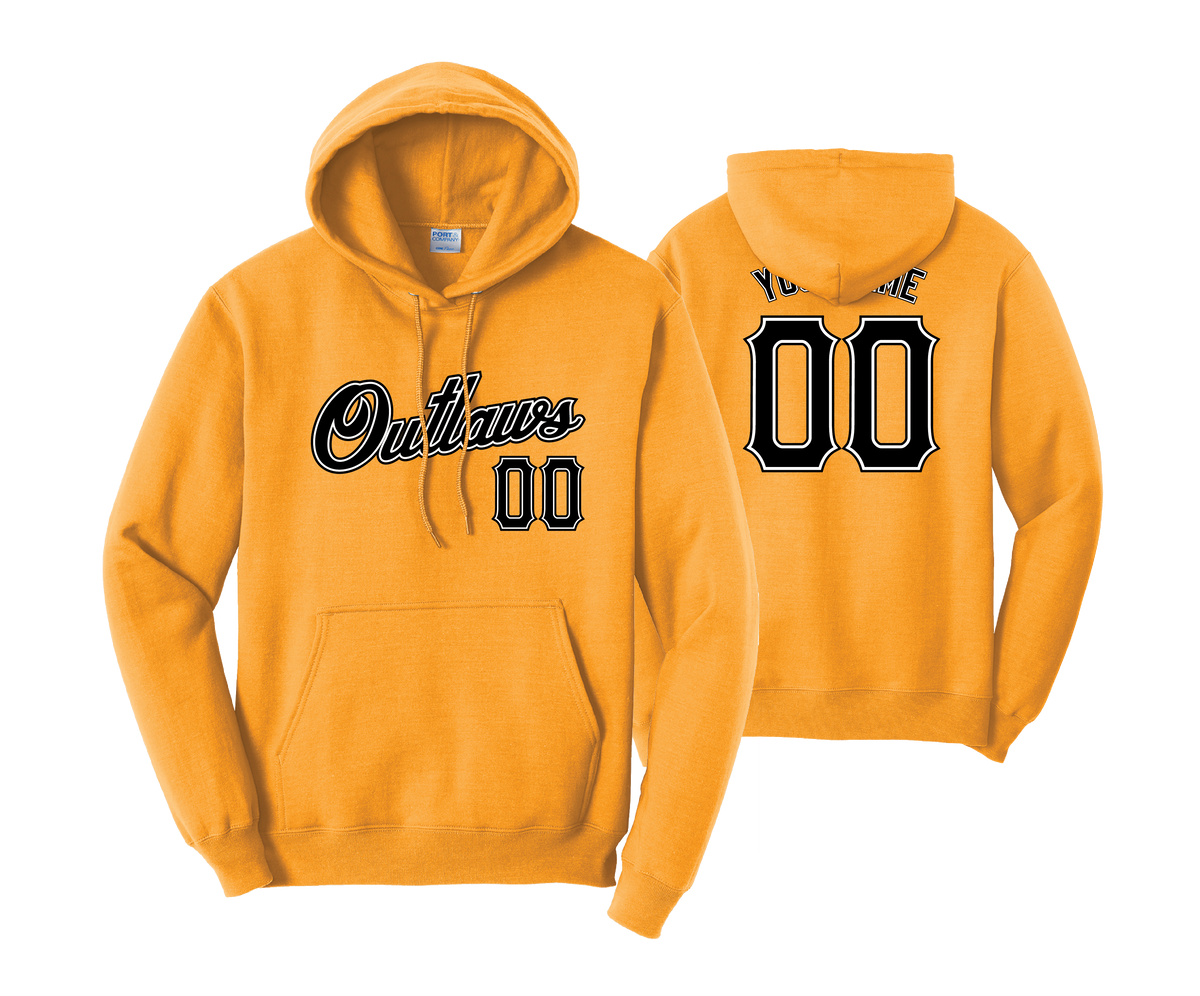 Outlaws - Men's Gold Fleece Hoodie– eShore Sports