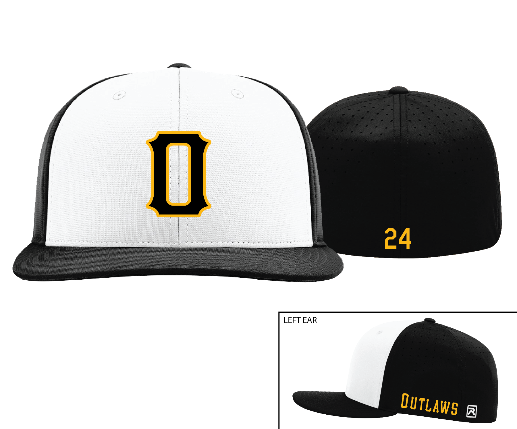 Outlaws - Fitted Hats – eShore Sports