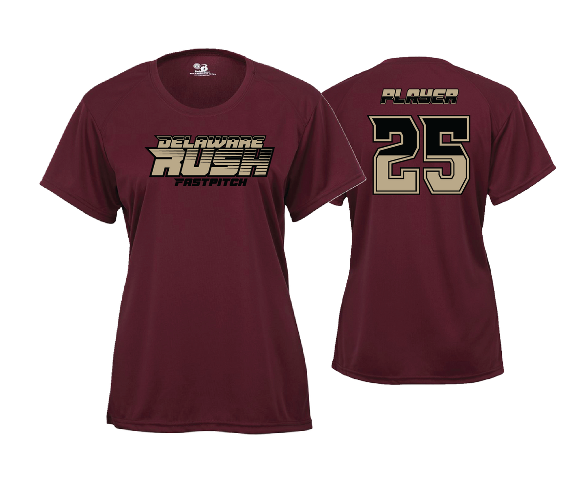 Delaware Rush - DTF | Women's Short Sleeve Performance Tee– eShore Sports