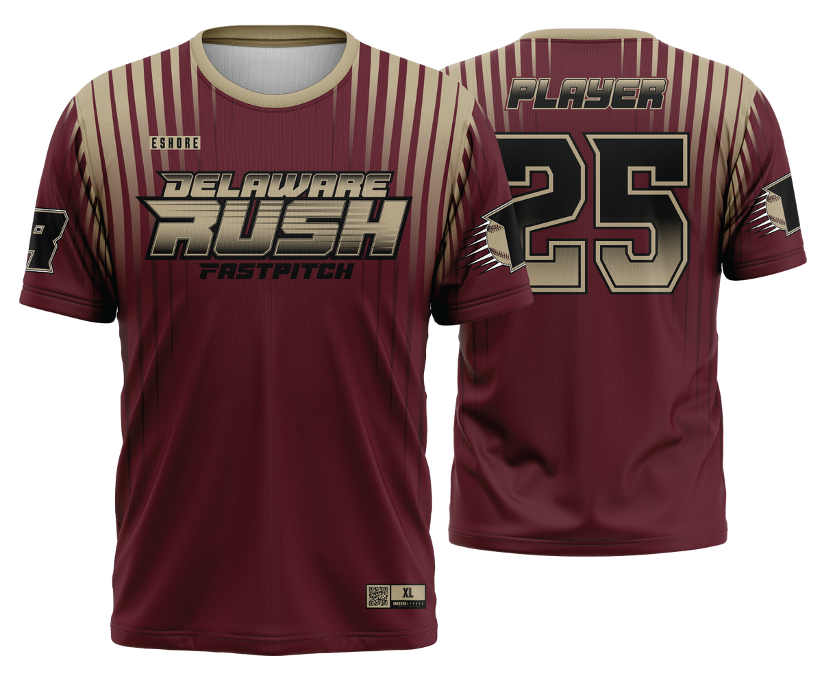 Delaware Rush - MAROON - FDS | Short Sleeve Jersey– eShore Sports