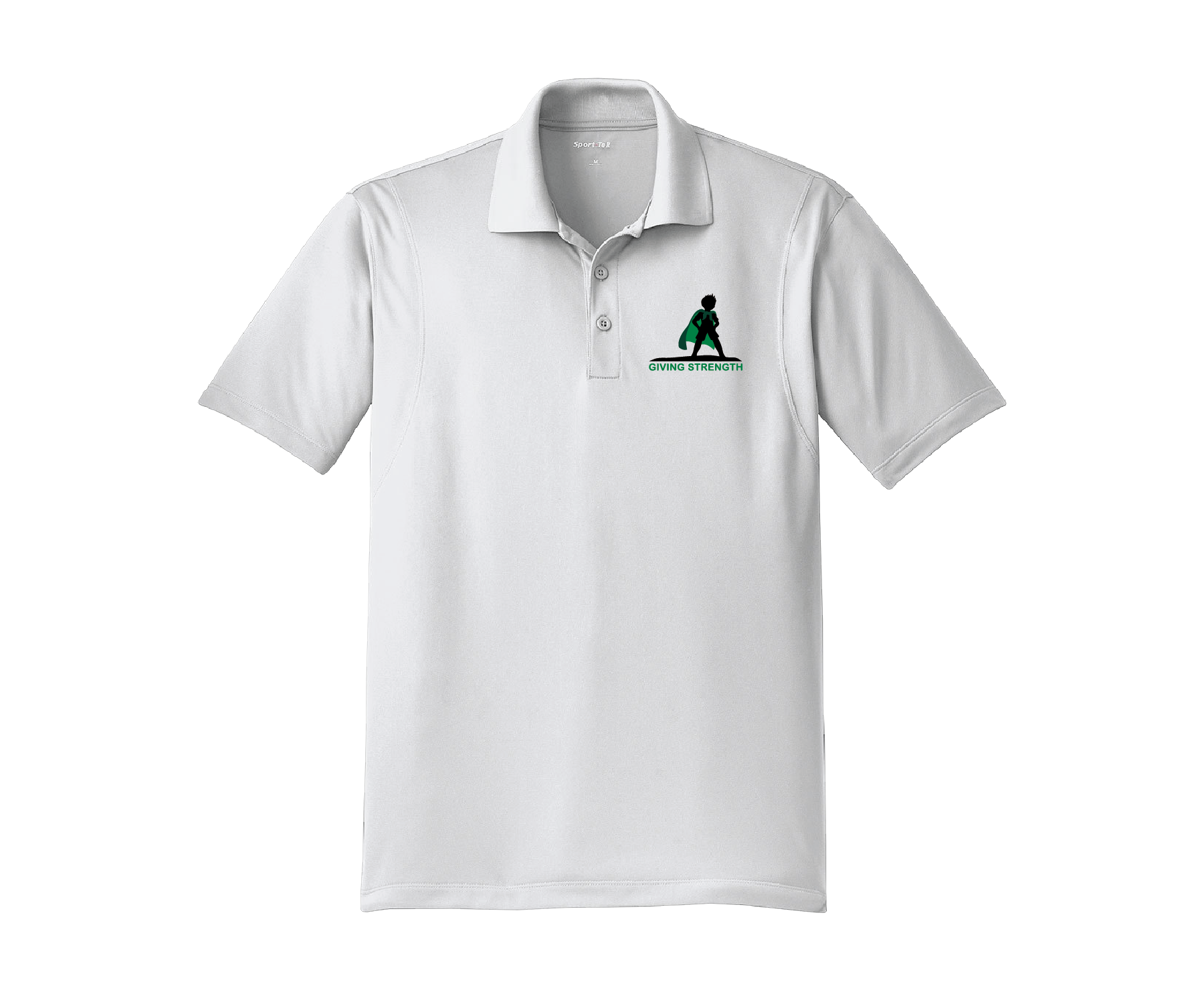 Shin Biscuits - GIVING STRENGTH - Embroidered Polo– eShore Sports