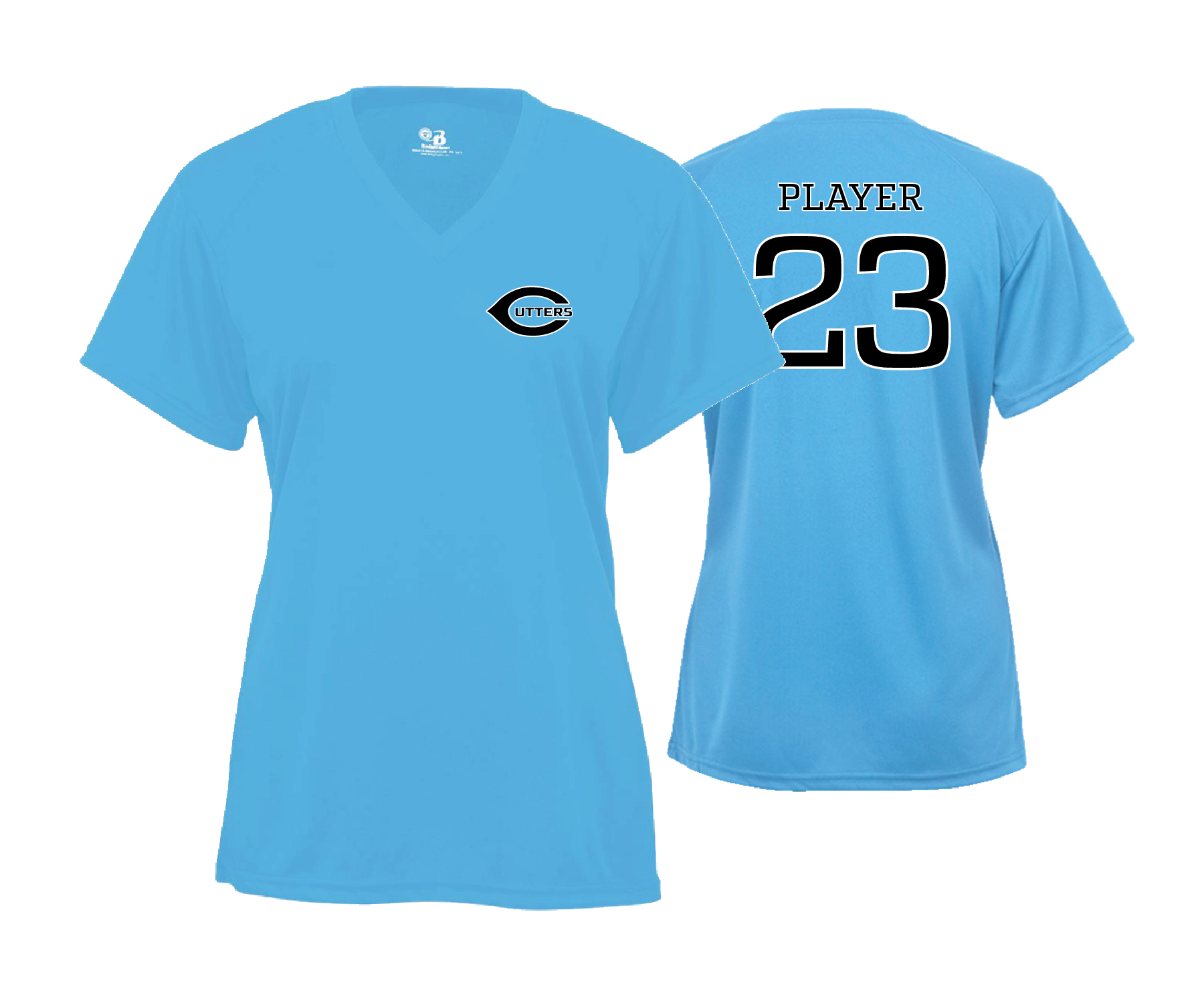 Calvert Cutters - DTF | Women's Short Sleeve V-Neck Performance Tee ...