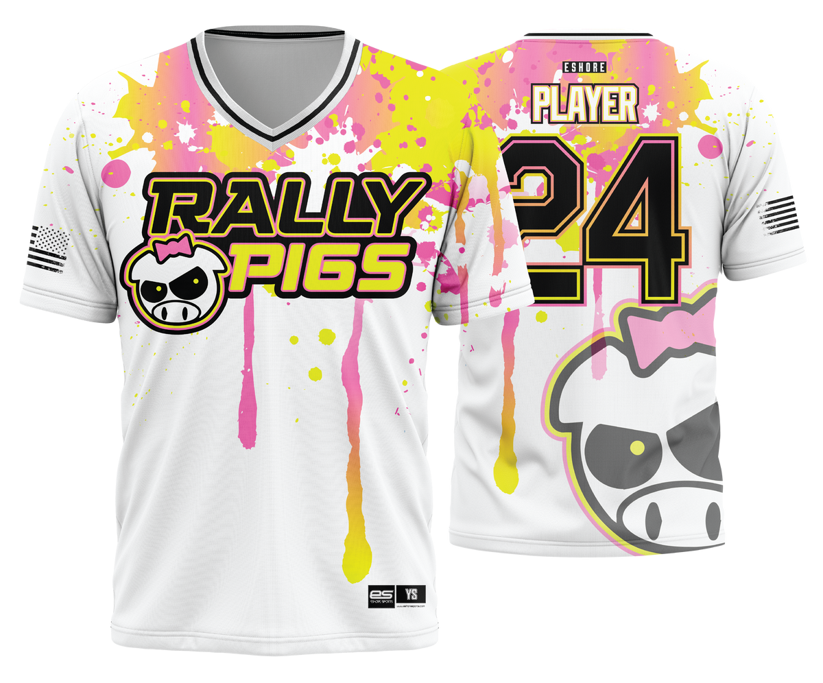 Rally Pigs - 2023 WHITE - FDS | Short Sleeve Jersey– eShore Sports