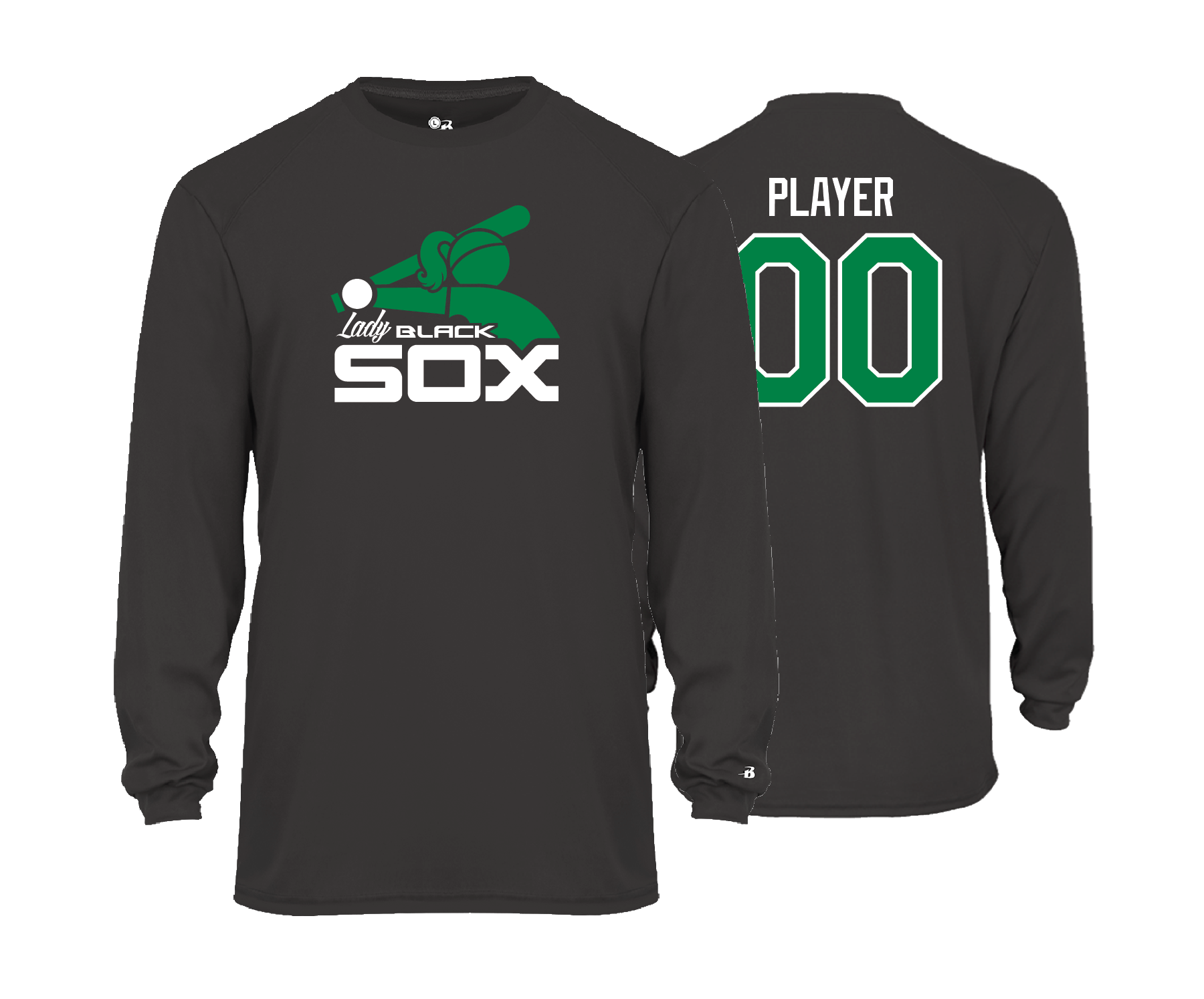 Lady Black Sox - DTF | Unisex Long Sleeve Performance Tee – eShore Sports