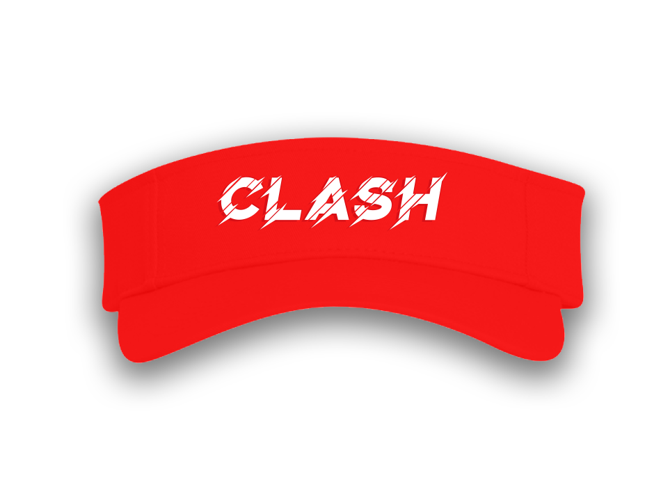 Clash - RED - Visor– eShore Sports